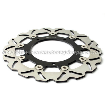 Aluminum Front Motorcycle Brake Disc Set Yamaha YZF R3 FZ6 XJ6 CNC Machining