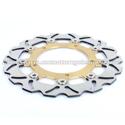 Aluminum Front Motorcycle Brake Disc Set Yamaha YZF R3 FZ6 XJ6 CNC Machining