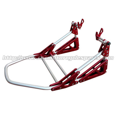 Racing Bike Motorcycle Spare Parts Aluminum Movable Paddock Stand Rear Wheel Stand