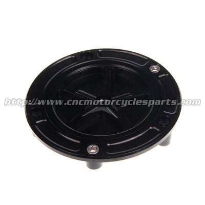 Custom Motorcycle Gas Cap CNC Machined With Aircraft Grade 6061-T6 Solid Aluminum