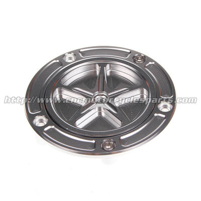 Custom Motorcycle Gas Cap CNC Machined With Aircraft Grade 6061-T6 Solid Aluminum