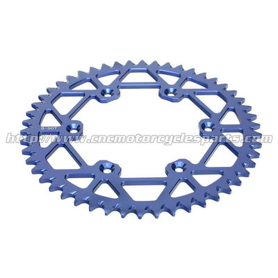 Aluminium Alloy Dirt Bike Sprockets , Motorcycle Chain Sprockets For Motorcycle Spare Parts