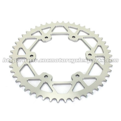 Aluminium Alloy Dirt Bike Sprockets , Motorcycle Chain Sprockets For Motorcycle Spare Parts