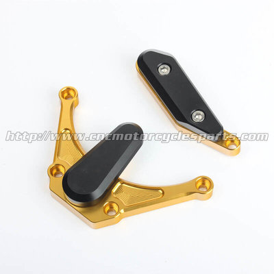 Custom Lightweight Motorcycle Engine Sliders With POM / Aluminum Alloy 6061 Material