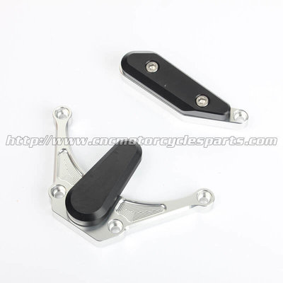 Custom Lightweight Motorcycle Engine Sliders With POM / Aluminum Alloy 6061 Material