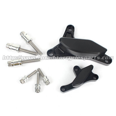 Black CNC Motorcycle Engine Protection Sliders For Yamaha R1 2007 2008