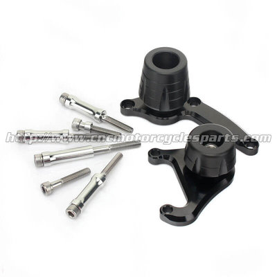 Black Hard Plastic Motorcycle Engine Sliders For TRIUMPH DAYTONA 675 2013