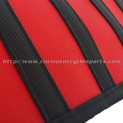 Red / Black Honda Crf 250r 250x Dirt Bike Parts PVC Motorcycle Seat Covers
