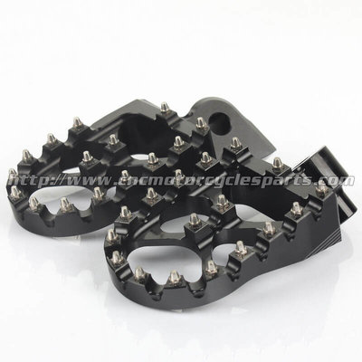 Multi - Color 57mm Width Dirt Bike Pegs 7075 T6 Aluminum , CNC Machined