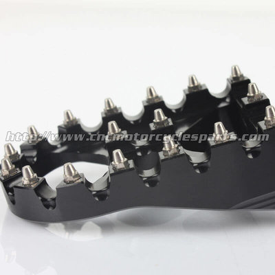 Multi - Color 57mm Width Dirt Bike Pegs 7075 T6 Aluminum , CNC Machined