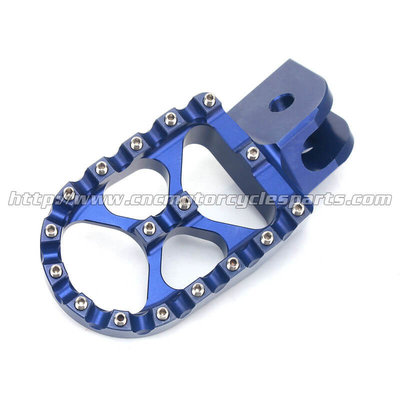 Anodized MX Adjustable Foot Pegs , Passenger Foot Pegs For Dirt Bike