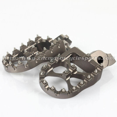 Gold 7075 Aluminium MX Foot Pegs Foot Rests RMZ 250 450 RMZ250 RMZ450