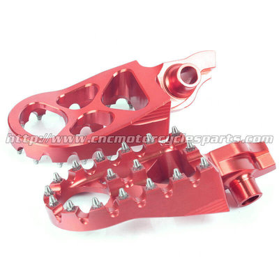 Gold 7075 Aluminium MX Foot Pegs Foot Rests RMZ 250 450 RMZ250 RMZ450