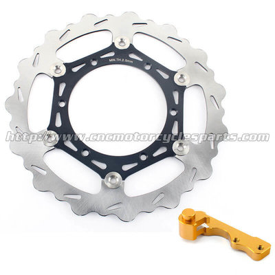 Motorcycle Brake Disc 270mm Grooved Brake Discs RM 125 250 With CNC Machined Bracket
