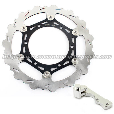 Motorcycle Brake Disc 270mm Grooved Brake Discs RM 125 250 With CNC Machined Bracket