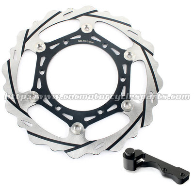 Motorcycle Brake Disc 270mm Grooved Brake Discs RM 125 250 With CNC Machined Bracket