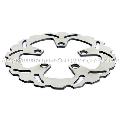 Rear Motorcycle Brake Disc Rotor Kawasaki ZX7R ZXR 750 Heat Treatment 5 Holes