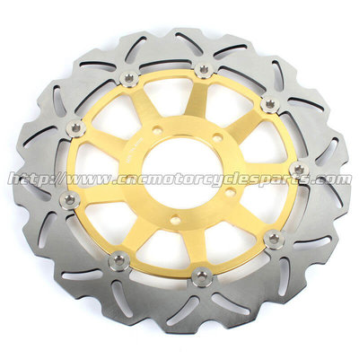 CNC Aluminium 320mm Motorcycle Brake Disc Installation Site Front Wheel
