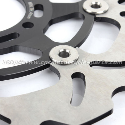Aluminum Alloy Motorcycle Disc Brake Rotors / Front Brake Discs