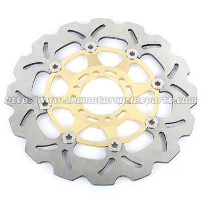 Aluminum Alloy Motorcycle Disc Brake Rotors / Front Brake Discs