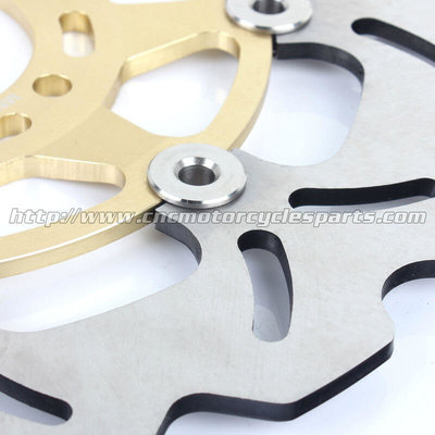 Aluminum Alloy Motorcycle Disc Brake Rotors / Front Brake Discs