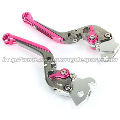 Panigale 899 Pink Motorcycle Levers , Brake Pump Cnc Brake And Clutch Levers