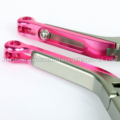 Panigale 899 Pink Motorcycle Levers , Brake Pump Cnc Brake And Clutch Levers