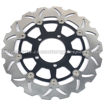 300mm Motorcycle Brake Disc Rotors For Street Bike ER6N VERSYS 650 Black Gold Aluminium