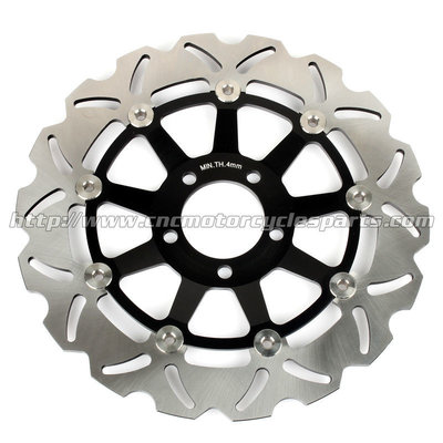ZZR 250 Motorcycle Brake Disc Rotor Kawasaki ZXR 400 Aluminum CNC Milled For Kawasaki