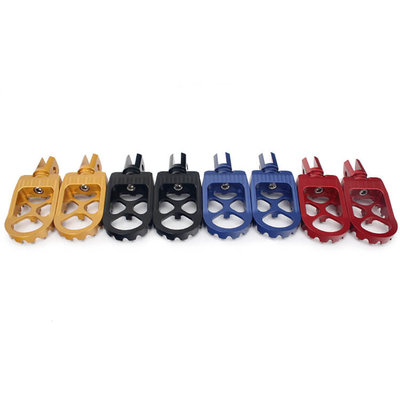 Color Anodized 7075 Aluminum Orange 83mm Harley Foot Pegs