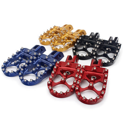 Color Anodized 7075 Aluminum Orange 83mm Harley Foot Pegs