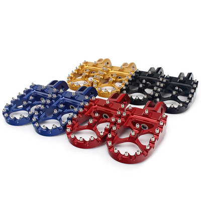 Color Anodized 7075 Aluminum Orange 83mm Harley Foot Pegs