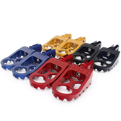 Color Anodized 7075 Aluminum Orange 83mm Harley Foot Pegs