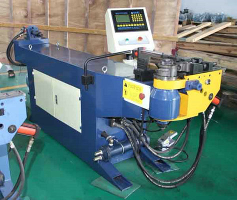 Electric Hydraulic Tube Bending Machinery Tube Bender For Servo Motors / PLC
