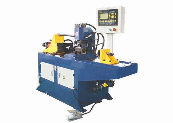 CNC Metal Carbon Steel Pipe End Forming Machine , 4kw Φ40mm Capacity