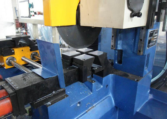 Carbon Steel / Aluminum / Copper Tube Circular Sawing Machine , 4mpa Pneumatic
