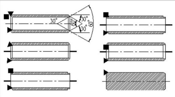 Iron / Copper / Aluminum Pipe Beveling Machine Chamfering Round Tube