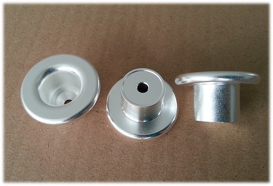 Coating with Nickel RF Connector CNC Aluminium Parts For Aerospace Telecommunication