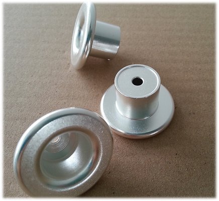 Coating with Nickel RF Connector CNC Aluminium Parts For Aerospace Telecommunication