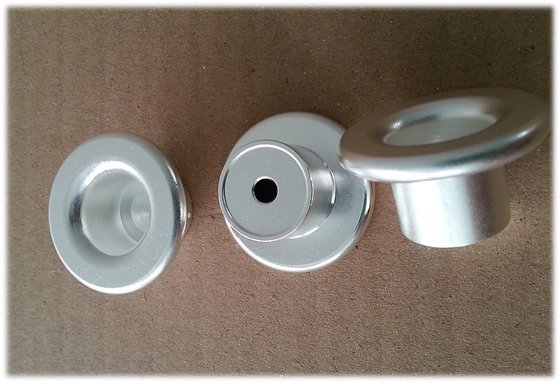 Coating with Nickel RF Connector CNC Aluminium Parts For Aerospace Telecommunication
