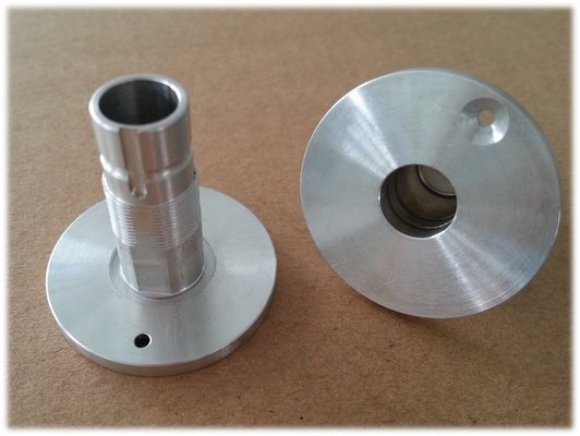 Aerospace Tele RF Connector With Nikel Plated CNC Machining Parts