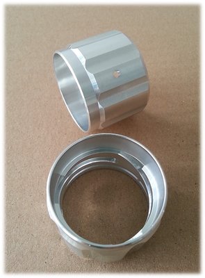 CNC Aluminium Parts for Aerospace RF Connector Telecommunication , Multi-axis Milling and Turning