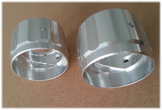 CNC Aluminium Parts for Aerospace RF Connector Telecommunication , Multi-axis Milling and Turning