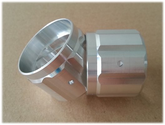 CNC Aluminium Parts for Aerospace RF Connector Telecommunication , Multi-axis Milling and Turning
