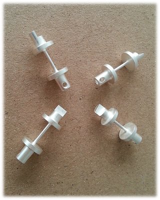Nickel Plated High Accuracy CNC Turned Parts , Brass Stainless Steel Small Turned Parts