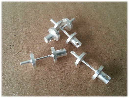 Nickel Plated High Accuracy CNC Turned Parts , Brass Stainless Steel Small Turned Parts