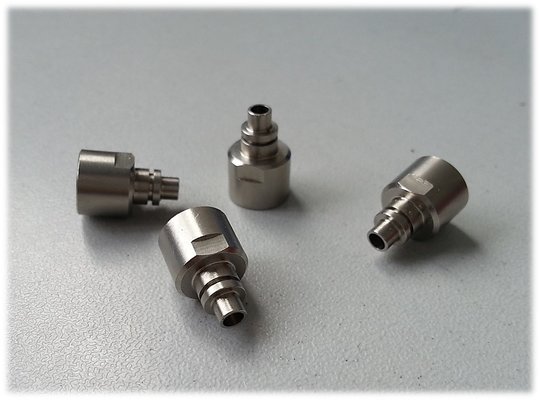 Casting CNC Lathe Machining For Customize RF Coaxil Connector Parts