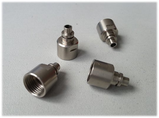 Casting CNC Lathe Machining For Customize RF Coaxil Connector Parts