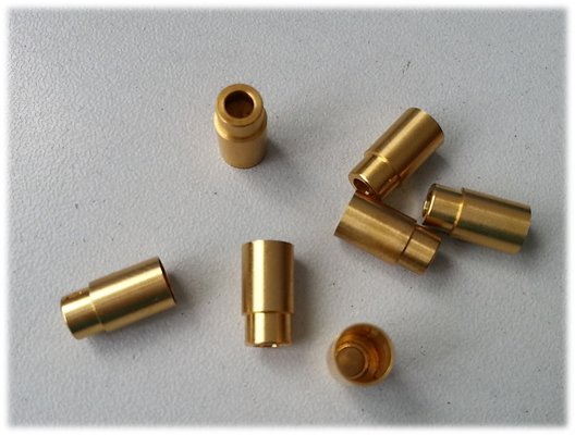 High Accurate Precise Brass Machined Parts , CNC Turned Parts for Optical Communication