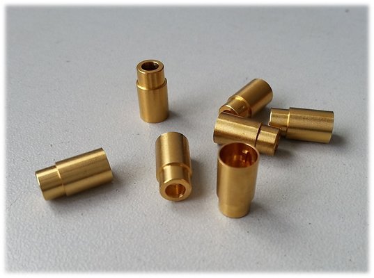 High Accurate Precise Brass Machined Parts , CNC Turned Parts for Optical Communication